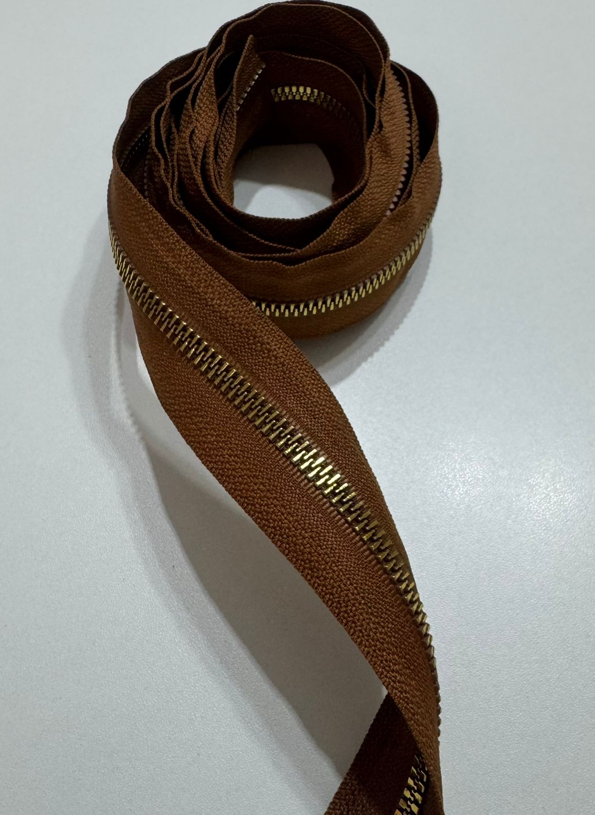 ZIPER METALIZADO TWO FACE CARAMELO – Ju barucci Store